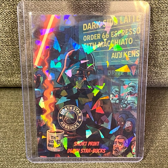 Toys | Custom Darth Vader Cracked Ice At Darth Starbucks Short Print ...